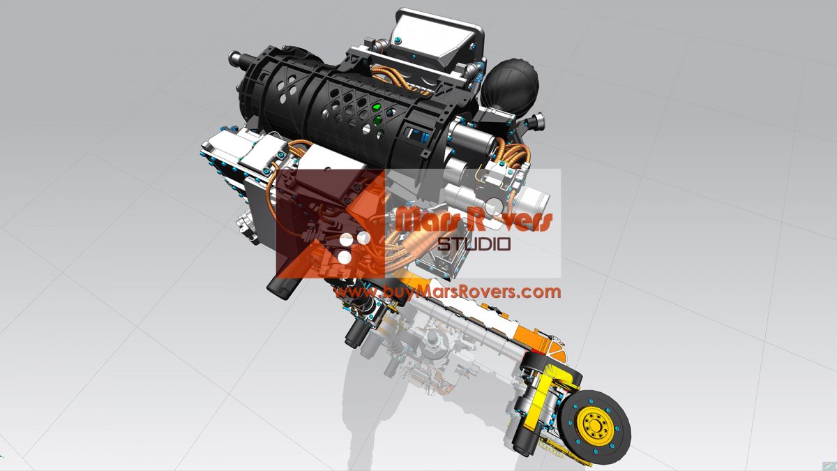 The Robotic Arm of the 1:2 Mars Rover 2020 Perseverance Replica’s ...