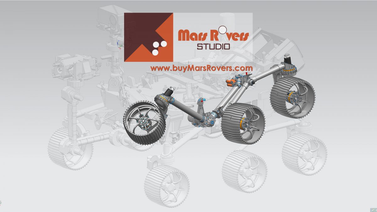 The Stowed Pose of the Legs, Rocker and Bogie, of the 1:2 Mars 2020 ...