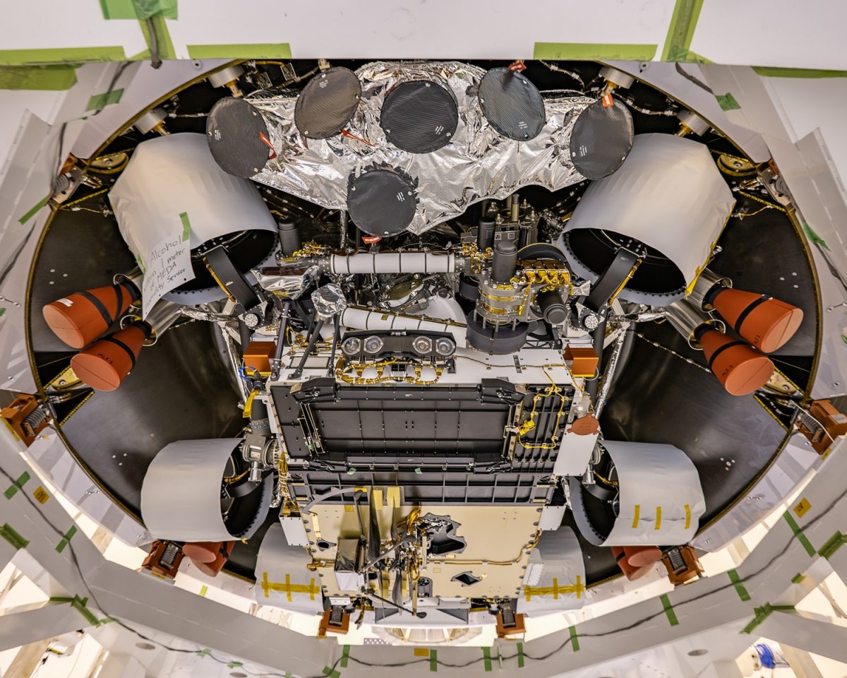 The Stowed Pose of the Legs, Rocker and Bogie, of the 1:2 Mars 2020 ...